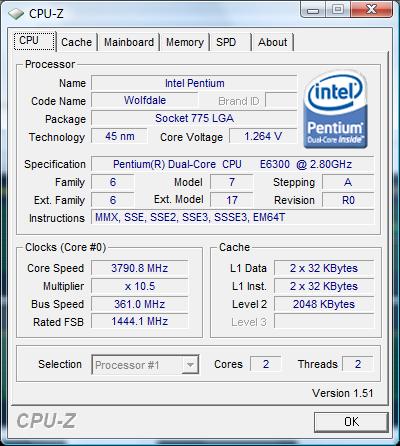 Обзор процессора Intel Pentium Dual-Core Е6300 GECID.com. Страница 2